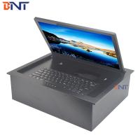 China Motorized Flip Up Monitor Lift with 19 Inch Screen, 15W Power, 100-105° Rotation for Conference Systems for sale