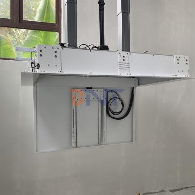 China TCL-3 Motorized Ceiling TV Lift Stand for 65-Inch Displays with 45kg Capacity and 110° Flip Angle for sale