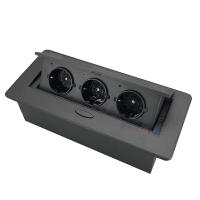 China Melloni Pop-Up Tabletop Socket with 3 AC Outlets - 265×118×65mm Retractable Power for Kitchen & Desktop for sale