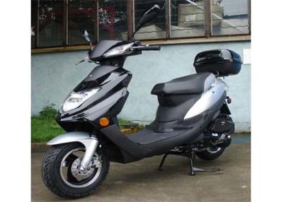 China 125cc Adult Motor Scooter 4 Stroke 1 Cylinder Aluminum Rim Four Color With Big Rear Box for sale