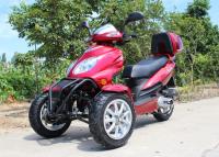 China Air Cooled 50cc Adult Tri Wheel Motorcycle Single Cylinder 4 Stroke With Rear Box for sale