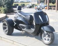 China 1000w Electric Moped Bike , 3 Wheel Scooter Motorcycles With Brushless Motor for sale