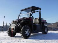 China UTV 250 Tiltable Loader Winch Gas Utility Vehicles With Efi - Red , Windsheild And Towbar for sale
