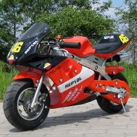 China Red Mini Gas Dirt Bikes 50cc , Electric Start Small Dirt Bikes With Automatic Transmission for sale
