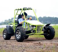 China Air Cooled Single Seat Go Kart 150cc / Adult Off Road Go Kart Chain Transmission for sale