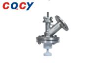 China HYAF Lined Pneumatic Control Valve Corrosion Protection Fluorine Plastic Spread Tank Bottom Valve for sale