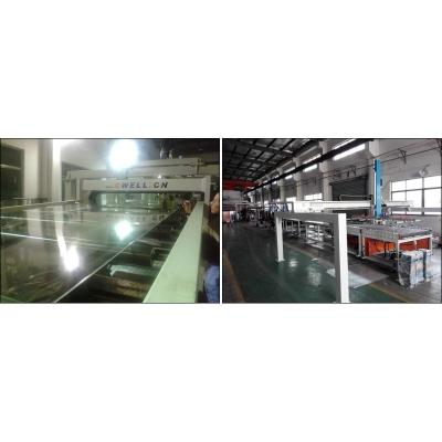 China High Transparency PC Sheet Extrusion Line with 600-1220mm Width and 0.125-3mm Thickness for Optical Applications for sale
