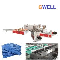 China PP PE ABS PVDF Cabinet Board Extrusion Line 600kg/H 1000 - 2000mm Width for sale