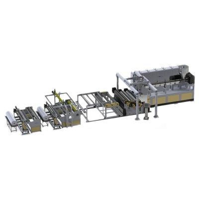 China EVA / POE Solar Photovoltaic Packaging Film Production Line 0.3 - 1mm Thickness for sale
