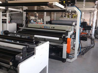 China GWELL EVA Solar Film Extrusion Line with 2200mm Width 0.3-1mm Thickness and 15m/min Linear Speed for PV Module Encapsulation for sale