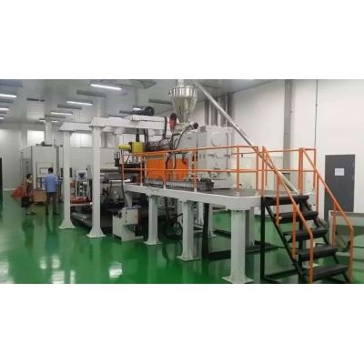 China CHINA GWELL  Pet Sheet Extrusion Machine using Parallel Twin Screw Design without crystallization and drying process for sale