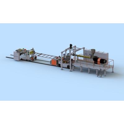 China 100% Recycled PET Sheet Extrusion Line For White Or Black Farm Seeding Tray Single / Parallel Screw High Torque High Capacity for sale