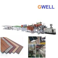 China PVC Flooring Production Line PVC Floor Making Machine Manufacturing Process for sale