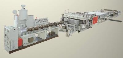 China PE Hollow Profile Sheet Machine PP Hollow Build Board Production Line for sale
