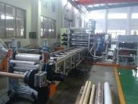 China Transparent PVC Soft Curtain Sheet Extrusion Line Single Screw Extruder for sale