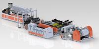 China Stone Paper Making Machine Three Layers Cast Stretch Film Extrusion Line for sale