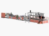 China sheet extrusion machinery designed for extrusion of pmma acrylic gpps ms plates applied in instruments lamps and decoration for sale