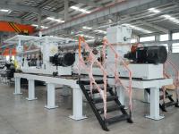 China Fully Automatic Plastic Sheet Extrusion Line with Calibrating Boards 4 Groups and 0.3-2mm Thickness for Customized Colors for sale