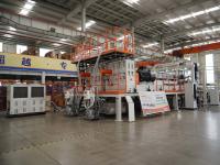 China Automatic Plastic Sheet Extrusion Line with 350kg/h Capacity and 0.3-2mm Thickness Range for sale