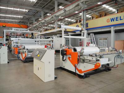 China PVDC seven layer sheet extrusion machinery designed for production of multi layer sheets used in food and beverage packaging for sale