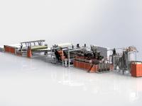 China 1220-2100mm Width PC Sheet Extrusion Line with 0.8-8mm Thickness and Single Screw Design for Good Transparency Sheet Making for sale