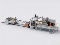 China GWELL EVA Cast Film Extrusion Line Low-Temp Extruder for PV Encapsulant Film for sale