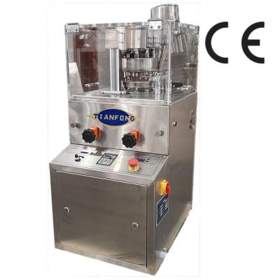 China Stainless Steel Rotary Tablet Compression Machine With Maximum Tablet Thickness 6mm for sale