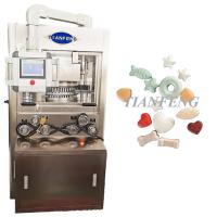 China 100kN HSZP Tablet Press With Automatic Lubrication System And Organic Glass Turret Shield for sale