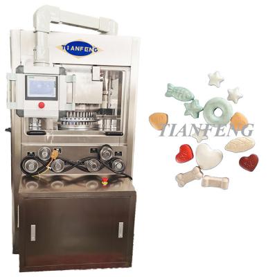 China 100kN HSZP Tablet Press With Automatic Lubrication System And Organic Glass Turret Shield for sale
