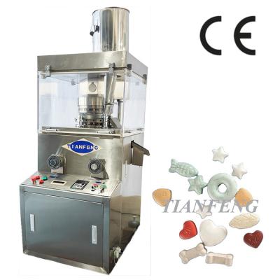 China Single Press Type Rotary Tablet Press Machine Small Scale Pharmaceutical Machinery for sale