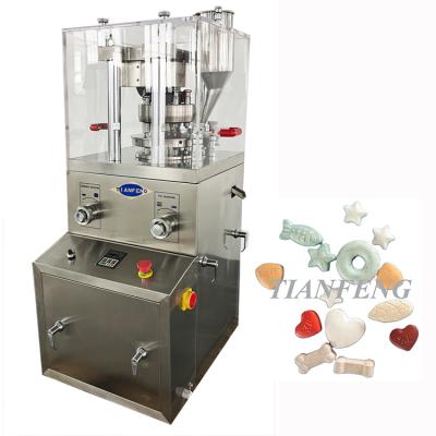 China Stainless Steel Tablet compression Machine ZPE5 ZPE7 ZPE9 20mm Max Diameter 60KN for sale