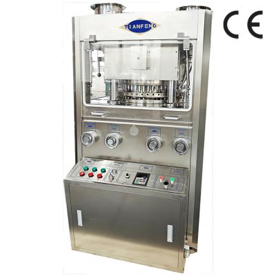 China Compact Footprint High Speed Electronic Pill Press Machine ZP45A ZP41F with Stainless Steel Construction for Pharmaceutical Applications for sale