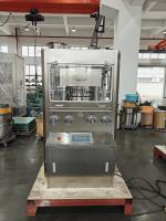 China GMP Closed Cover Stainless Steel Rotary Tablet Press Machine ZP-45A 100KN for sale