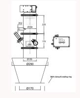 China GMP 300kg H Medical Powder Vacuum Feeding Machine Auxiliary Equipment for sale