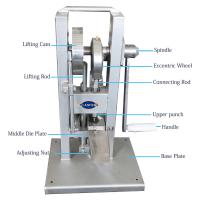 China Hand Type Lab TDP Hydraulic Single Punch Tablet Press Machine for sale