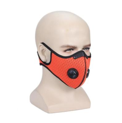 China Sport Mask with Exhalation Valves Carbon Filters Breathable Face mask for working out Running for sale