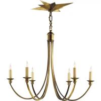 China 60 Watts Chrome Finish Brass Crystal Foyer Chandelier with 6 Lights for sale