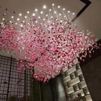 China Custom Modern Hotel Lobby Chandelier LED Lighting Elegant Design for sale