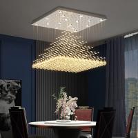 China Hardwired Contemporary Crystal Chandelier Ceiling Light 82-265 Volts for sale