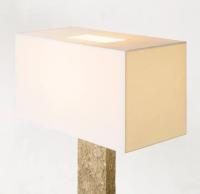 China OEM Fabic Shade Dimmable Brass Standing Floor Lamp AC 85-265V for sale