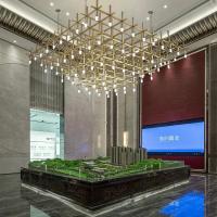 China E12/E14 Bulbs Hotel Lobby Chandelier Metal Modern Chandelier for sale