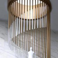 China LED Bulb Large High Ceiling Hotel Lobby Chandelier 110V To 240V for sale