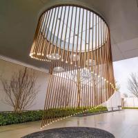 China LED Bulb Large High Ceiling Hotel Lobby Chandelier 110V To 240V for sale