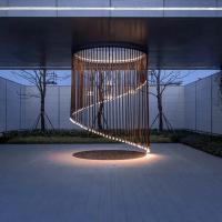 China LED Bulb Large High Ceiling Hotel Lobby Chandelier 110V To 240V for sale