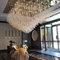 China Ceiling Mounted Hotel Lobby Chandelier For Hotel Drop Pendants for sale