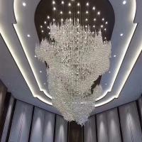 China Ceiling Mounted Hotel Lobby Chandelier For Hotel Drop Pendants for sale