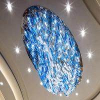 China Hotel Lobby Drop Chandelier Lights Stairwell Chandelier Modern OEM ODM for sale