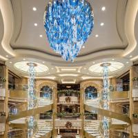 China Hotel Lobby Drop Chandelier Lights Stairwell Chandelier Modern OEM ODM for sale