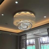 China E14 / E12 Hotel Lobby Chandelier Wedding Venue Chandelier With Crystal Lamp Arm for sale