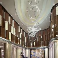 China Hotel Lobby Staircase Lighting Chandelier K9 Chandelier 110V-240V for sale